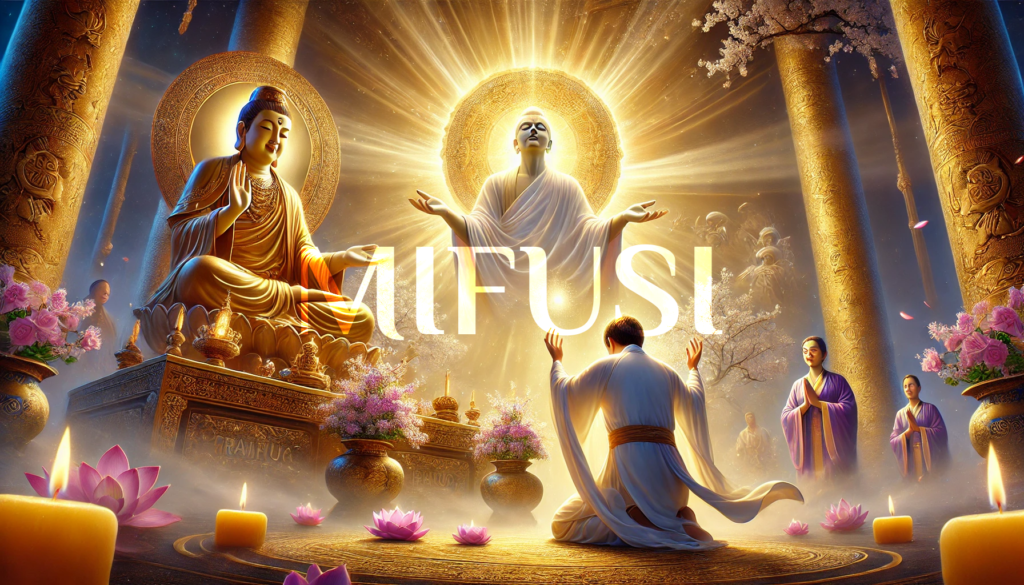 The privilege of making offerings to Grandmaster/Teacher · Mi Fu Si